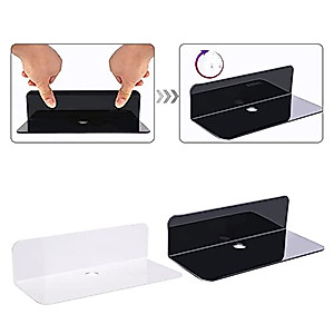 TJLSS Wall Shelf Small Speaker Wall Organizers Adhesive Wall ( Color : D , Size : 1 )
