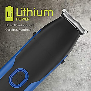 Remington Lithium Power WETech Face & Body Groomer Kit, 6 pc, PG6255