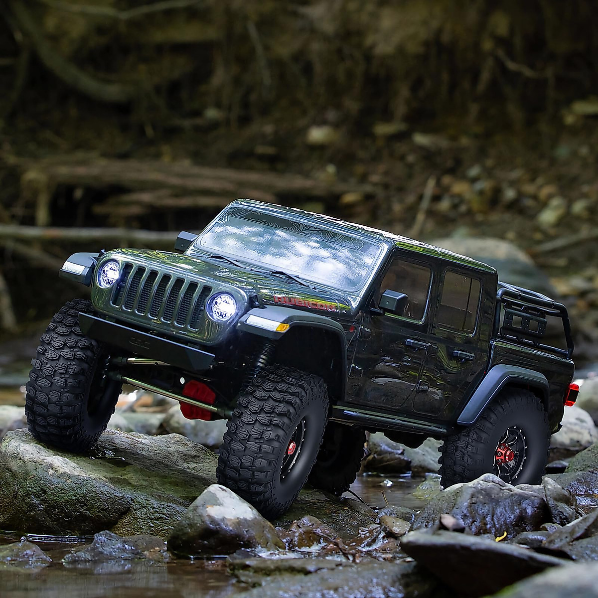 CrazyHobby Aluminum 1.9 Beadlock Wheels and Tires w/Foam for TRX4 Axial SCX10 II III RR10 Wraith Redcat Gen 8 Scout II RC4WD 1/10 Scale RC Crawler Rocks Mud Tyres Rims