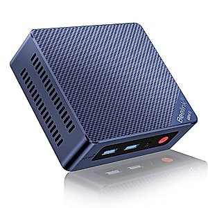 Beelink Mini PC,12th Intel Alder Lake-N100 up to 3.4 GHz, 16GB DDR4/500GB PCIE M.2 SSD, Mini Desktop Computer Support 4K@60Hz Dual HDMI, USB3.2, WiFi 6 BT 5.2, Gigabit Ethernet