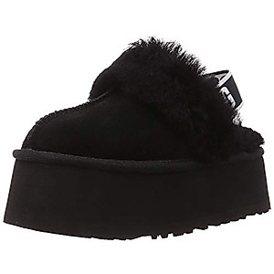 UGG Women's Funkette Slipper, BLACK, 9