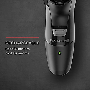 Remington PR1235 R3 Power Series Rotary Shaver, Men's Electric Razor, Electric Shaver, Black