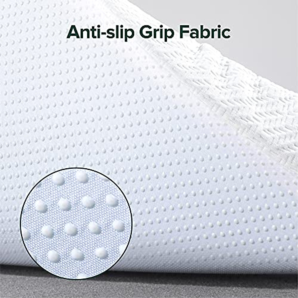 ZINUS 3 Inch Ultra Cooling Gel Memory Foam Mattress Topper with Cooling Cover, CertiPUR-US Certified, King, White