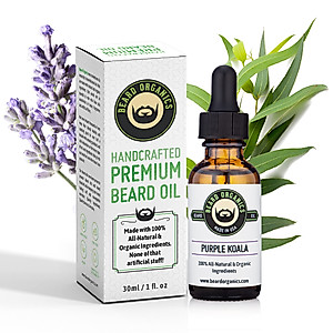 Beard Organics Purple Koala Beard Oil | Eucalyptus & Lavender