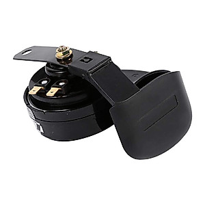 Motorcycle Snail Horn,Universal Mini Loud Electronic Snail Horn For Motorcycle Loud Voice Speaker 12V 510Hz Car Snail Air Horn Siren Black Sirene 12V Sirene 12V