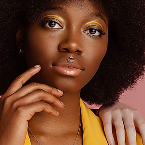 Dynamique Implant Grade Titanium Threadless Push in Labret With Prong Set CZ Trinity Triangle Top (Sold Per Piece)