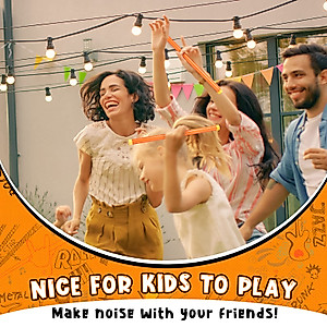 Groan Tube Noise Maker Stick Funny Plastic Party Noisemaker Noise Makers Party Favors Sound Tubes Toys for Adult at Halloween, Christmas Events