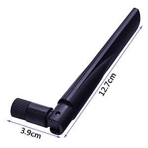 8dBi 2.4G/5G Dual Band 5.8MHz WiFi Router Antenna with RP-SMA Jack Male (Antenna+25CM RP-SMA MHF4/IPX Pigtail)