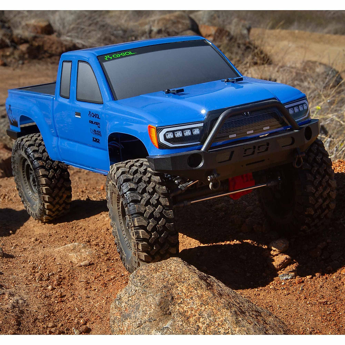 Axial RC Truck 1/10 SCX10 III Base Camp 4WD Rock Crawler Brushed RTR (Batteries and Charger Not Included), Blue, AXI03027T1