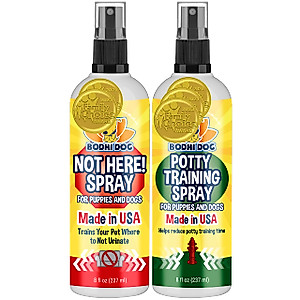Bodhi Dog House Breaking Spray 8oz + Not Here Spray 8oz Bundle