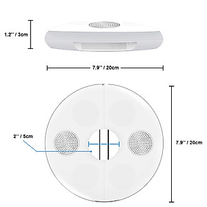 Patio Umbrella Light with Bluetooth Speaker,LED Outdoor Waterproof RGB Color Changing Parasol Light,Rechargeable USB Portable Tent Lamp for Camping Garden Patio Restaurant