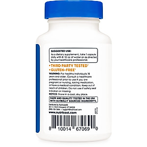 Nutricost Tudca 500mg, 30 Capsules (Tauroursodeoxycholic Acid) - Premium Quality, Gluten Free