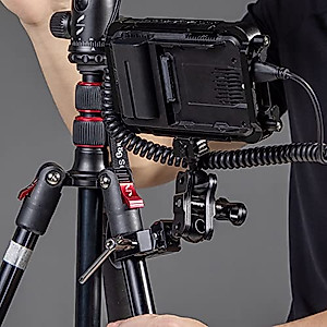 SmallRig Quick Release Ballhead Magic Arm 360° Rotation Articulating Magic Arm with 1/4" Screw, Drop-in HawkLock Camera Clamp for Field Monitor, Camera, Light, Max Load of 5kg, Aluminum Alloy - 3515B