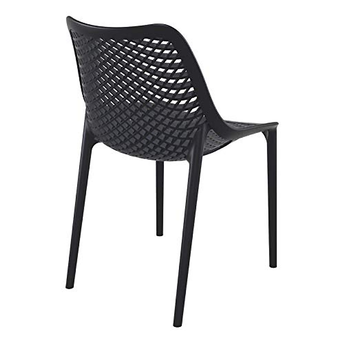 Air Outdoor Dining Chair Black
