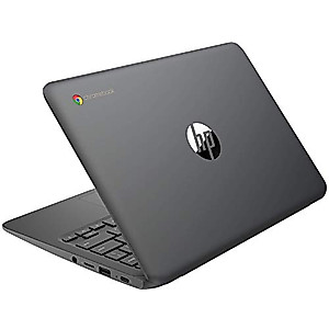 HP 2022 Newest Chromebook 11.6" HD Thin Light Laptop Computer for Business Student, Intel Celeron N3350 Up to 2.4 GHz, 4GB Memory, 32GB eMMC,Webcam, USB-C, WiFi, Bluetooth, Chrome OS+MarxsolCables