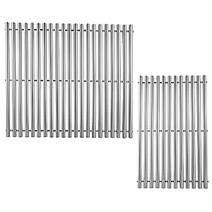 GLOWYE Stainless Steel Grill Grates Replacement for Traeger Pro Series 34 Century 34 Texas Elite 34 Texas Elite 34, Pit Boss 1000XL 1100PRO Series Pellet Grills, Weber Genesis II 400 Series Grills