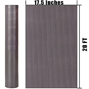 Shelf Liner, Non Adhesive Cabinet Liner, Double Sided Non-Slip Drawer Liner Cupboard Liner, Washable Refrigerator Mats for Pantry Cabinet, Kitchen Bathroom Shelve, Shoe Rack.(17.7 x 240 inch)