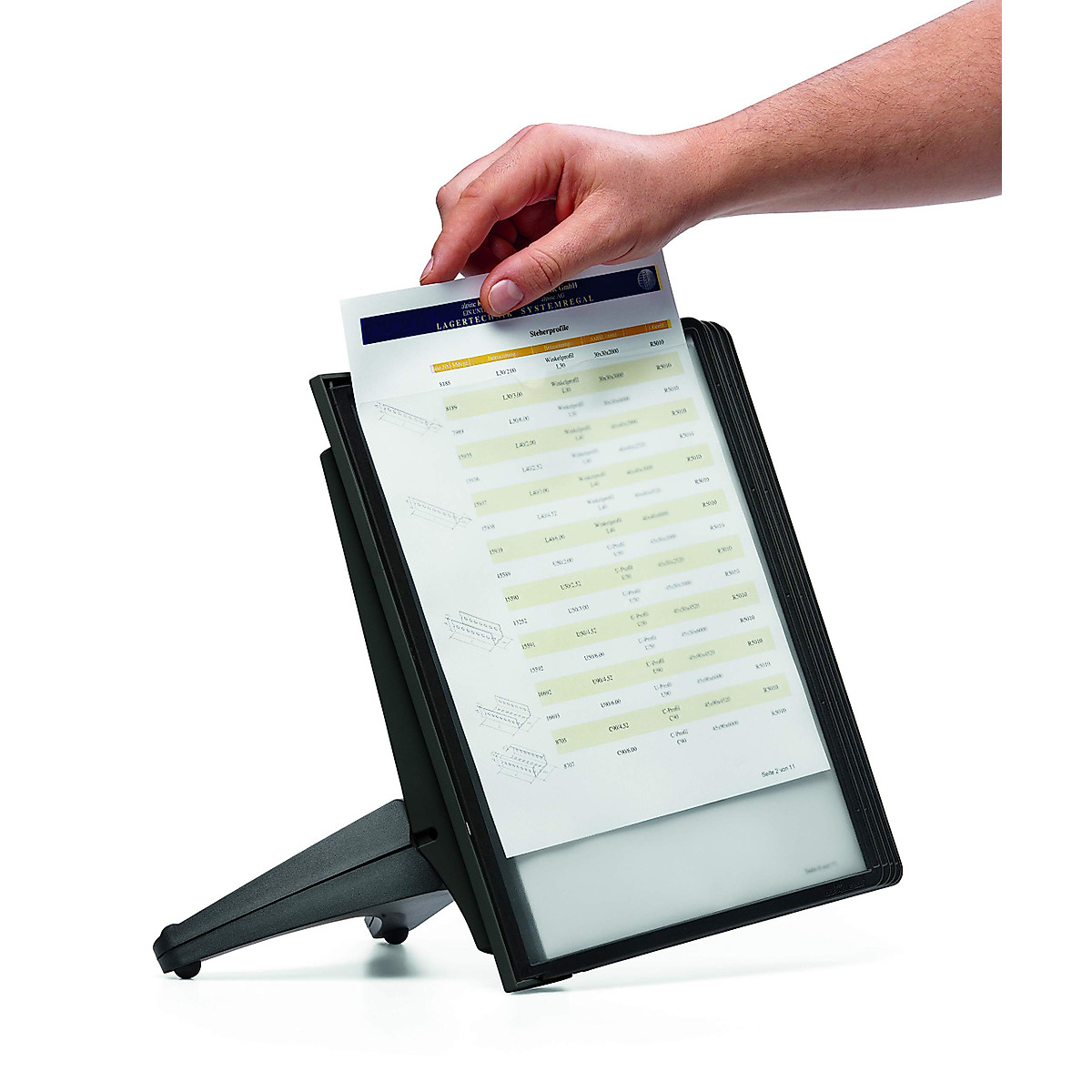 Durable SOHO Space Saving Reference Stand Desktop