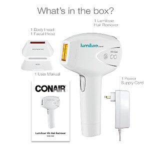 Conair Lumilisse IPL Hair Removal, Whole Body Hair Removal Device for Women