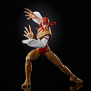 Marvel Legends Series 6-inch Collectible Lady Deathstrike Action Figure, Includes 1 Build-A-Figure Part(s), Premium Design