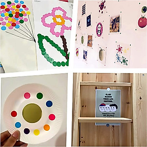 JANYUN 6528pcs Colored Dot Stickers,1/4" Small Color Labels Coding Circle Round Coding Dot Labels Stickers 16 Colors