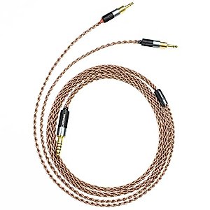 GUCraftsman 6N Single Crystal Copper Upgrade Headphone Cable 3.5mm/4.4mm/4Pin XLR Headphone Upgrade Cable for SENNHEISER HD700 (4Pin XLR Plug)