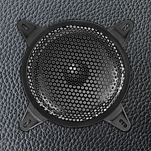X AUTOHAUX Universal 6 Inch Car Audio Speaker Subwoofer Metal Waffle Grill Cover Protector with Rubber Edge and Clips 2pcs
