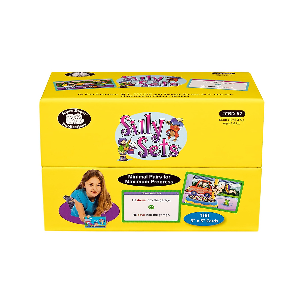 Super Duper Publications |Silly Sets Minimal Pairs for Maximum Progress Fun Deck | Listening Skills and Language Development Flash Cards | Educational Learning Materials for Children
