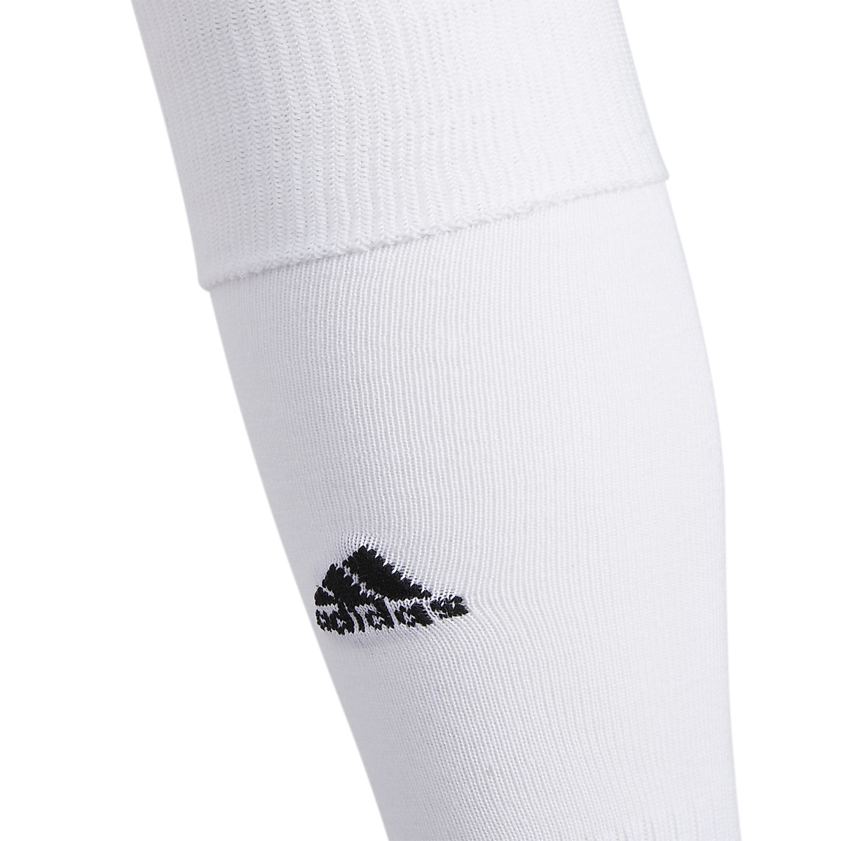 adidas Rivalry Soccer 2.0 OTC, Workout Compression Socks-Over The Calf, White/Black, Small