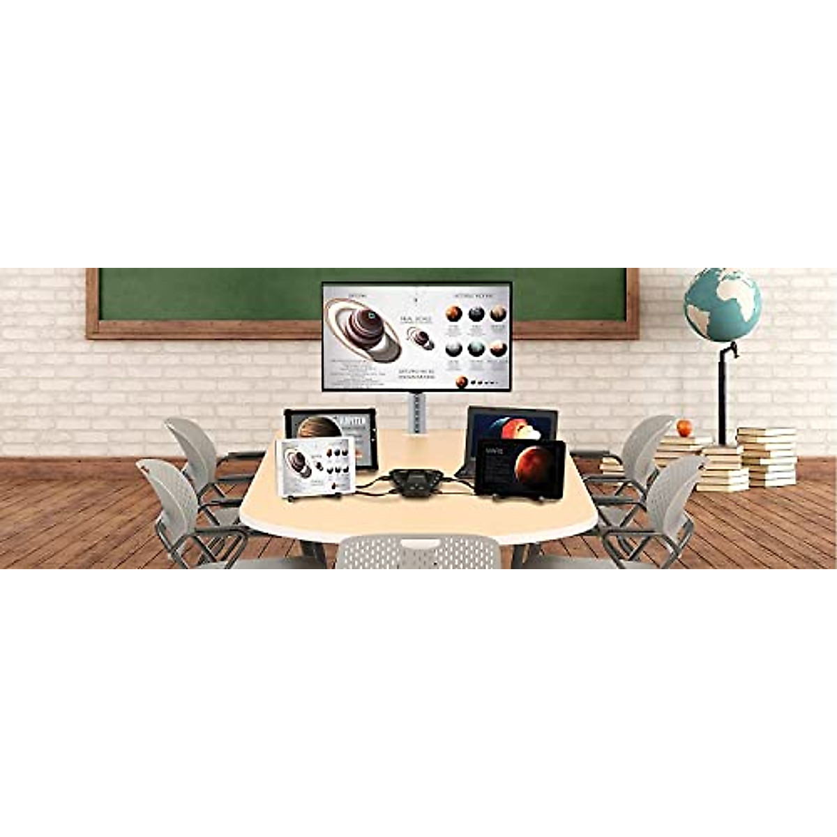 The Huddle Space Can Accommodate Any Hdmi Equipped Device; Ipad, Chromebook, Win