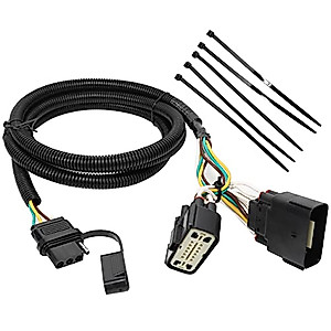 Oyviny Custom 4 Way Trailer Wiring Harness for 2011-2019 Ford Explorer, Plug and Play Trailer Light Wiring for Explorer