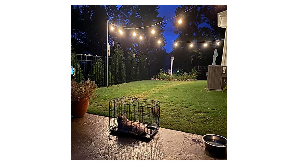 Fly Hawk Outdoor String Lights Poles for Garden & Events | Durable ...