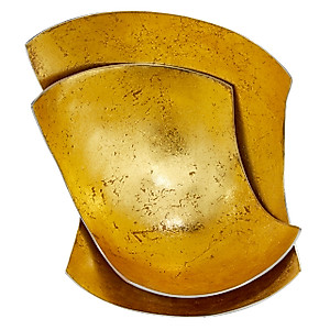 Deco 79 Aluminum Decorative Bowl with Gold Interior, Set of 2 14", 12"W, Gold