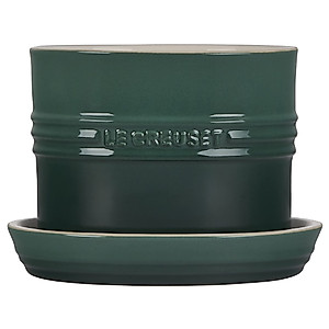 Le Creuset Stoneware Herb Planter, 5.5 Inches, Artichaut