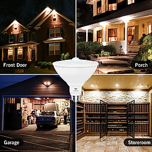 Torkase PAR38 Motion Sensor Flood Light Bulbs, Motion Activated Outdoor Lighting,200 Watt Equivalent(20W) 2000LM, 5000K Daylight,LED Flood Light for Backyard, Garage, Porch, Garden,2 Pack
