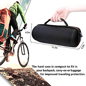 LTGEM Case Compatible with JBL Pulse 4/3 Waterproof Portable Speaker, Black