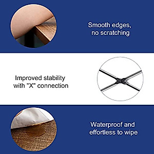 VANCIKI Computer Desk 55 x 24 Inches - Modern Simple Style Work Table Study Writing Workstation with Thicken Table Top for Home Office, Easy Assembly, Rustic Brown