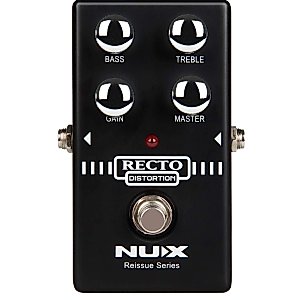 NUX Recto Distortion Guitar Effec pedal the heavy distortion sound with tight bass response
