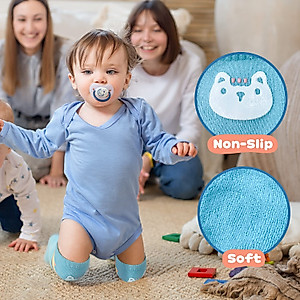 BOSONER Baby Knee Pads for Crawling,6 Pairs Crawling Anti-Slip Knee,Knee Protectors Unisex Babies Girl Boy Infant Toddlers Kneepads