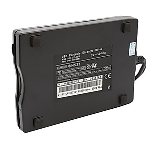 Syba USB Portable 3.5" Floppy Disk Drive, Plug and Play No Drivers Needed, Windows 2000/XP/Vista/7/8/10 Mac OSX Linux (External) NEC Chipset SY-USB-FDD