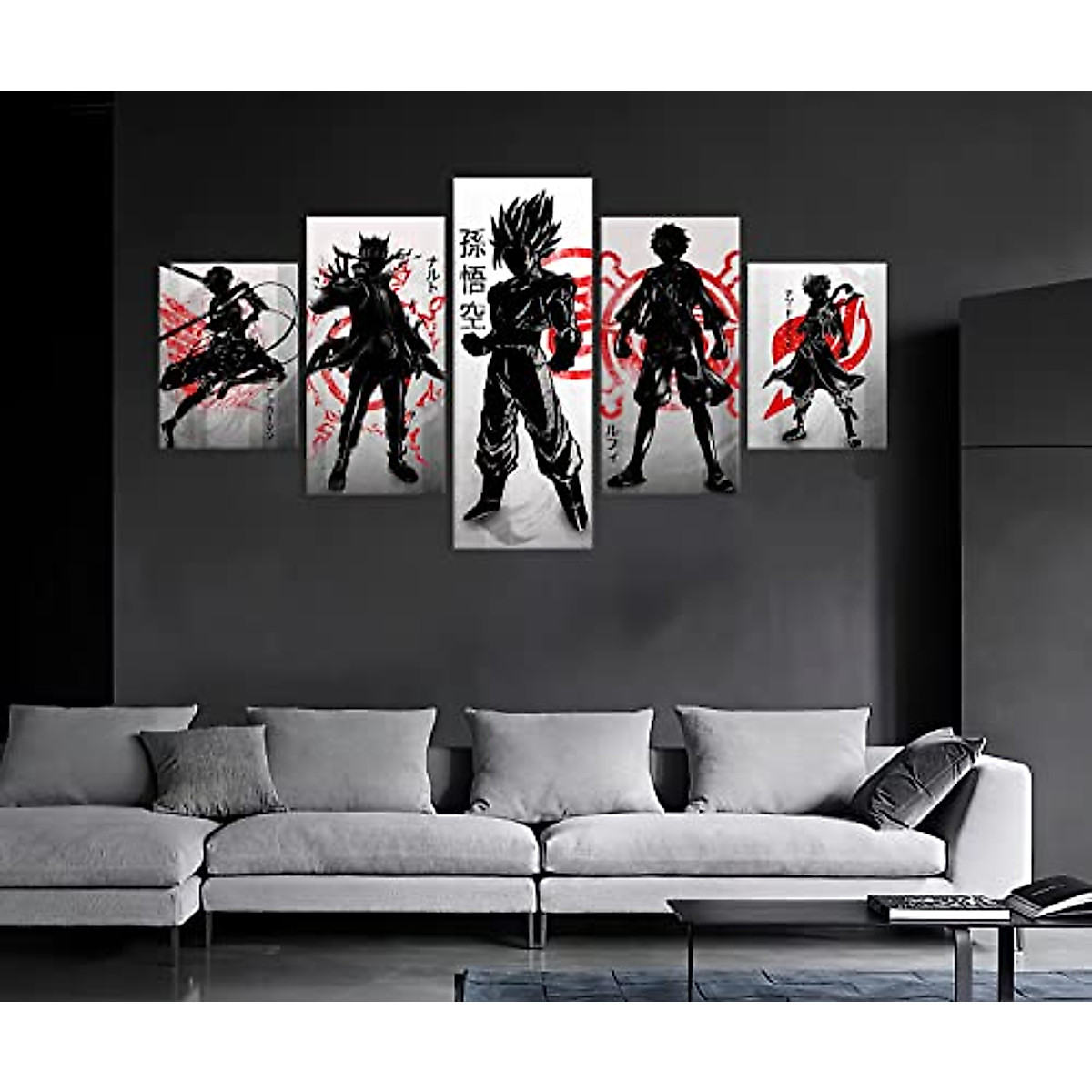 MTEBOCC Japanese Anime Poster Teens Prints Canvas painting Home Living Give to Boy Party Decorations Room Gift Decor