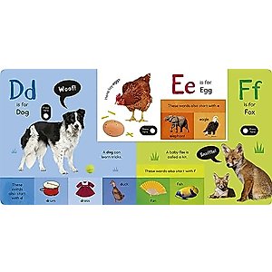 Noisy ABC: A Noisy Introduction to First Words with 26 Spoken Words (My First)