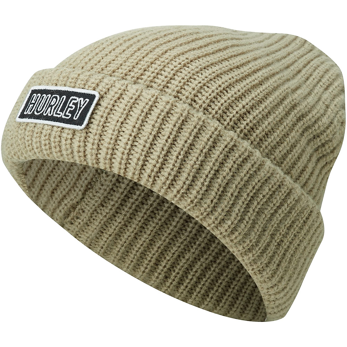 Hurley Men's Winter Hat - West Bank Adjustable Cuff Beanie, Size One Size, Mystic Stone