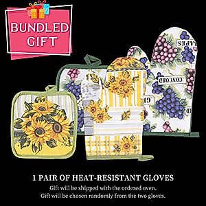 Healsmart Toaster Oven with 20Litres Capacity,Compact Size Countertop Toaster, Easy to Control with Timer-Bake-Broil-Toast Setting, 1200W, Stainless Steel,16x11in,Black,Extra Large