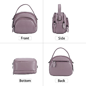 Phenas Women Crossbody Bag Small Shoulder Phone Bag Ladies Genuine Leather Handbag, Cellphone bags, Wallet, Purse with Strap