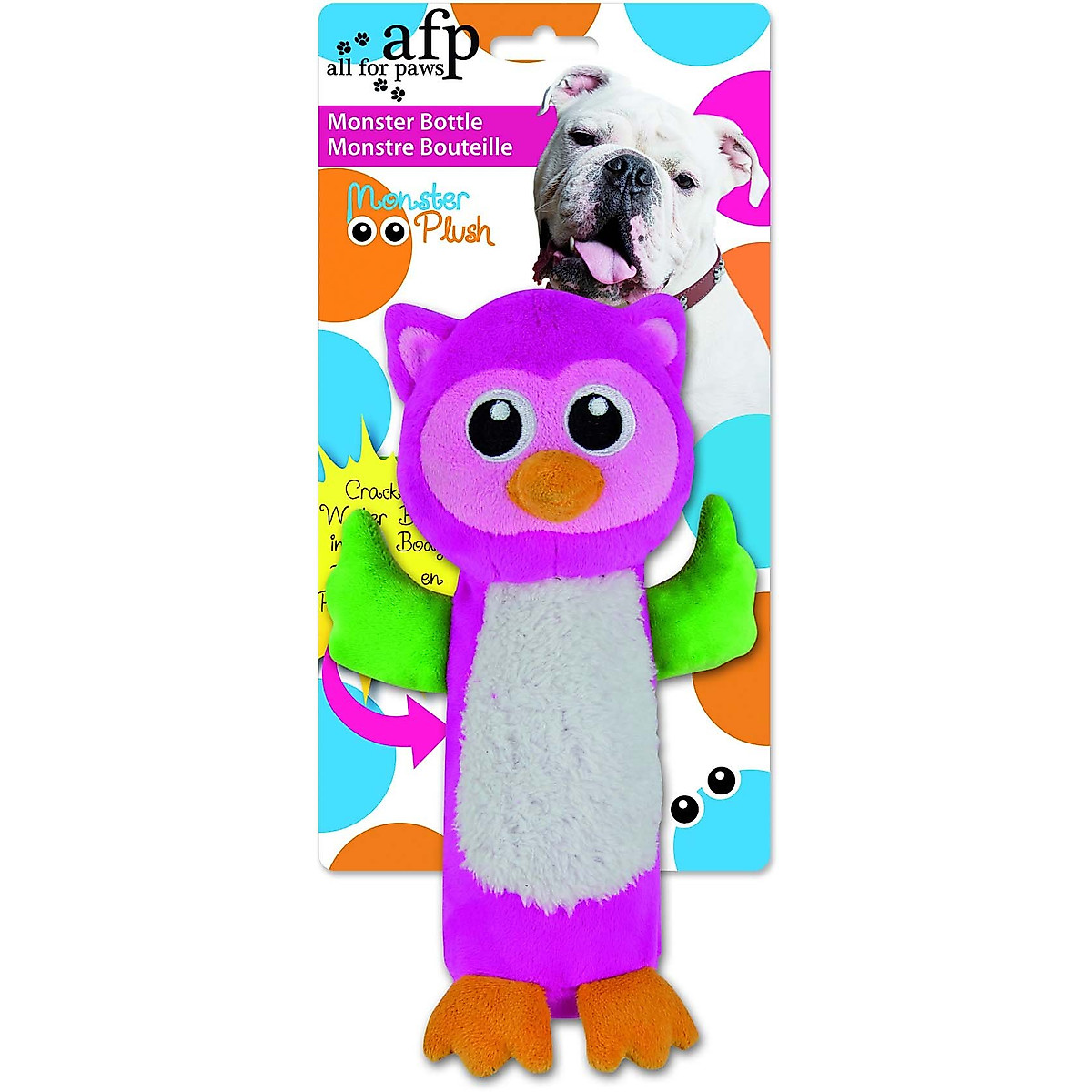 ALL FOR PAWS Monster Plush Bottle, Assorted