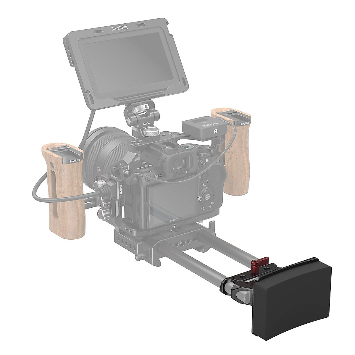 SMALLRIG Lightweight Chest Pad with 15mm LWS Rod Clamp for Handheld Camera Operation - MD3183