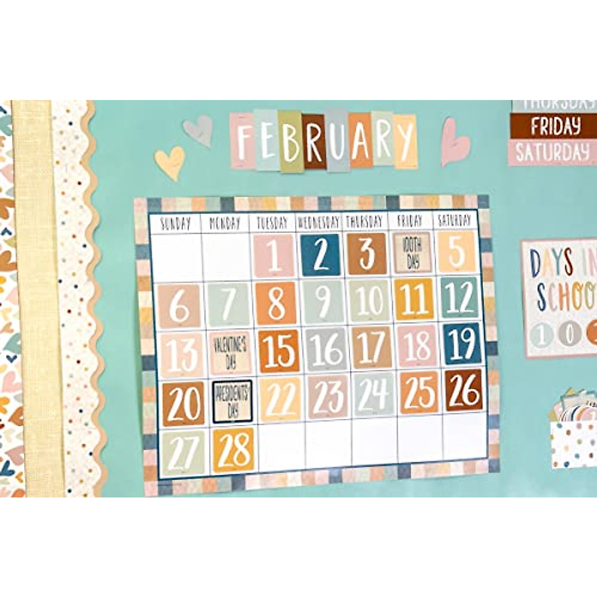 Teacher Created Resources Everyone is Welcome Calendar Classroom Bulletin Board Decor (TCR7119)