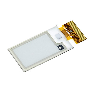 waveshare 1.02inch E-Ink Raw Display Compatible with Raspberry Pi 4B/3B+/3B/2B/B+/A+/Zero/Zero W/WH/Zero 2W Series Boards 128×80 Resolution with SPI Interface Without PCB Supports Partial Refresh