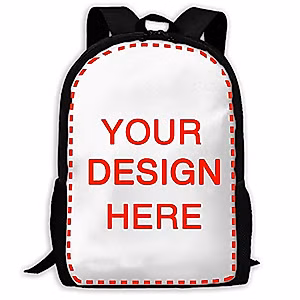 CUSDITOMSUE Custom Travel Laptop Backpack Personalized, Add Your Own Text Name Message Image Briefcase Laptop School Bag, Business Computer Backpack, Hiking Daypacks Shoulder Bag